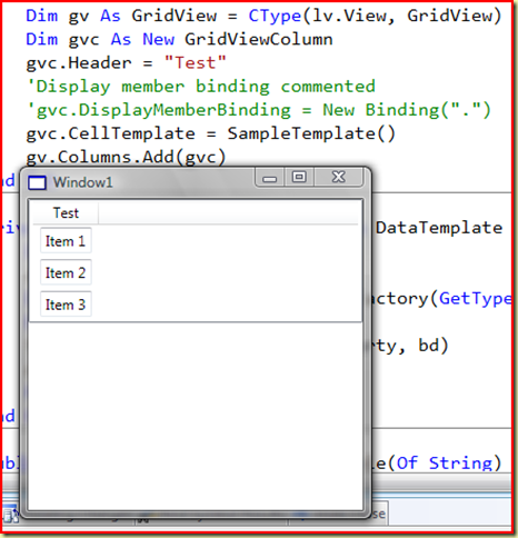 Musings of a Software Developer: GridViewColumn CellTemplate does not work?
